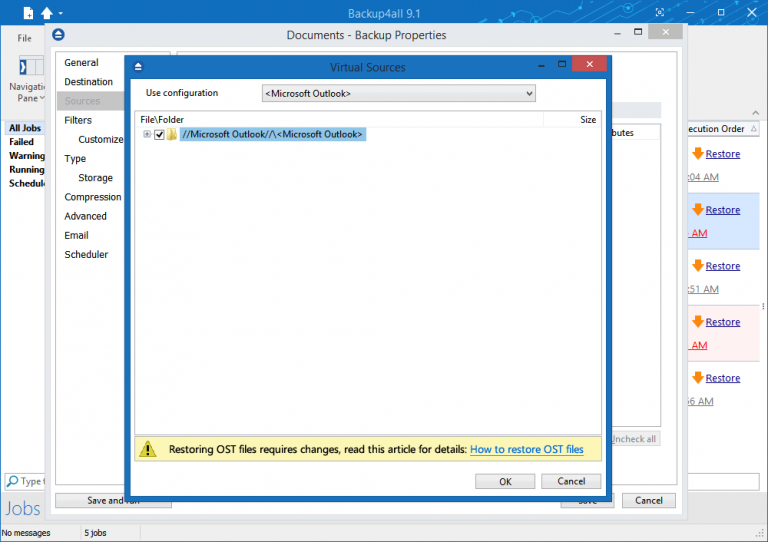 Backup4all Version 9.x